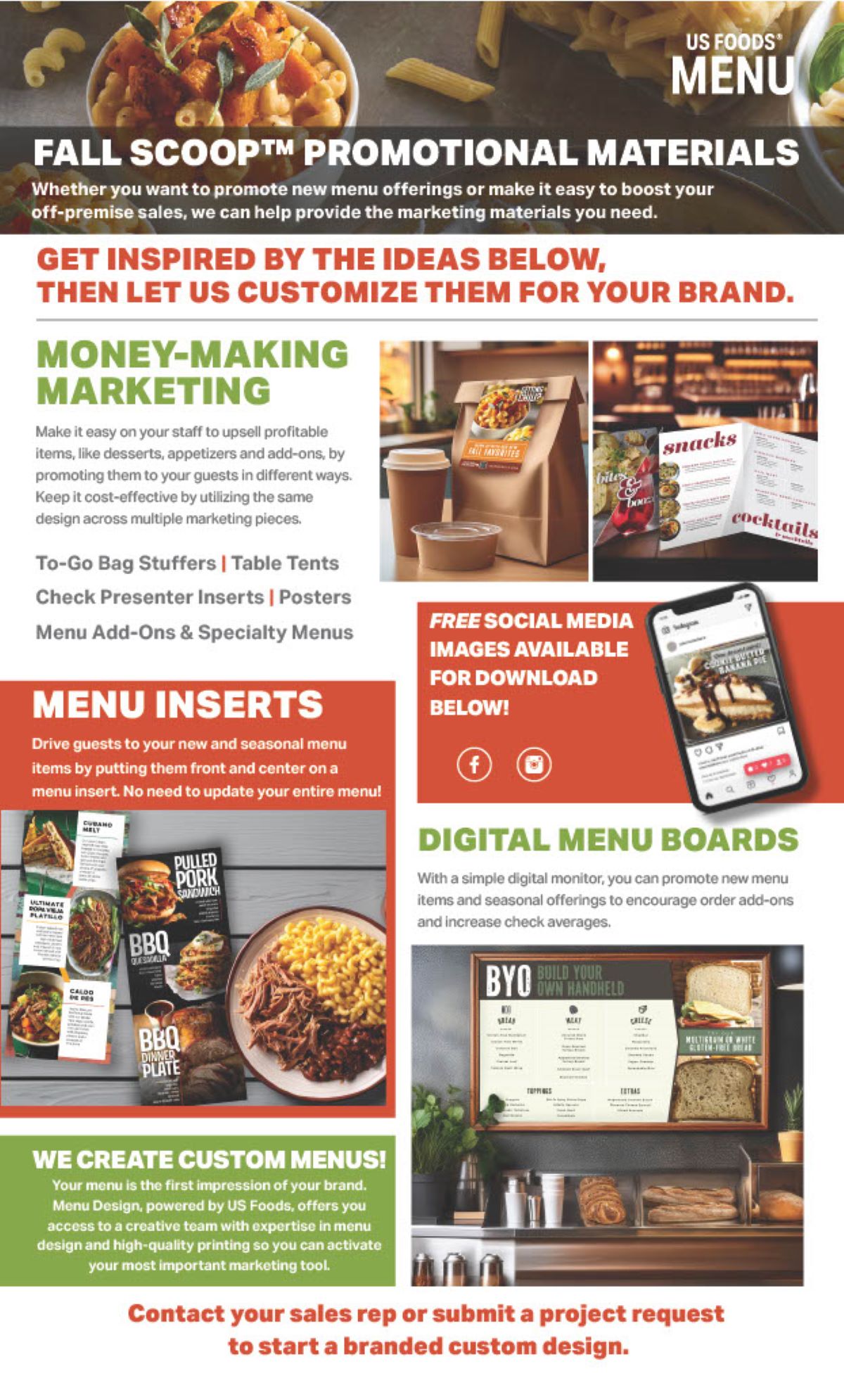Menu Design | Special Offers | US Foods